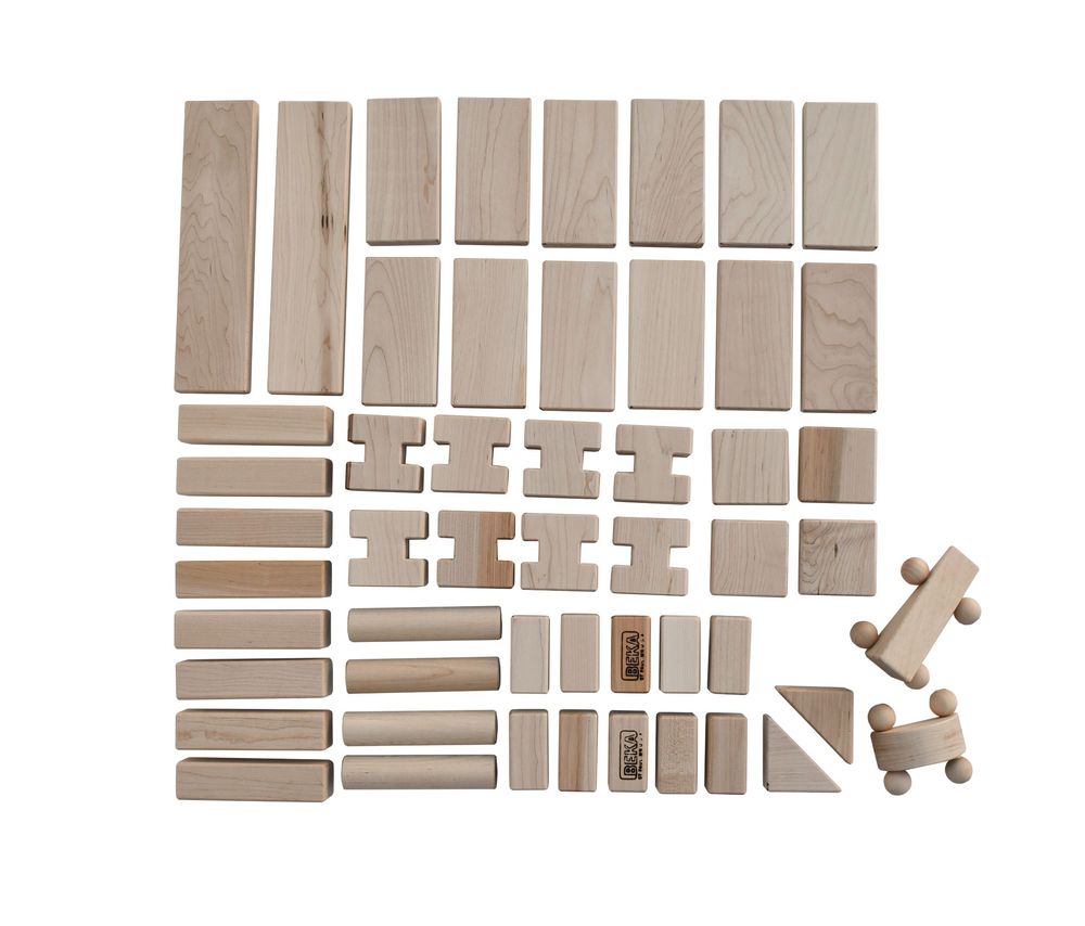 52 piece Little Builder Whimsie Block Set - Beka