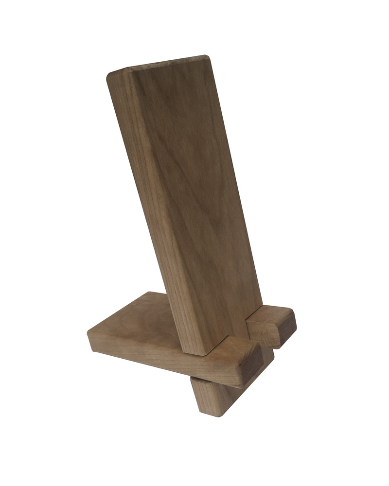 Phone Holder - Maple or Cherry - Beka