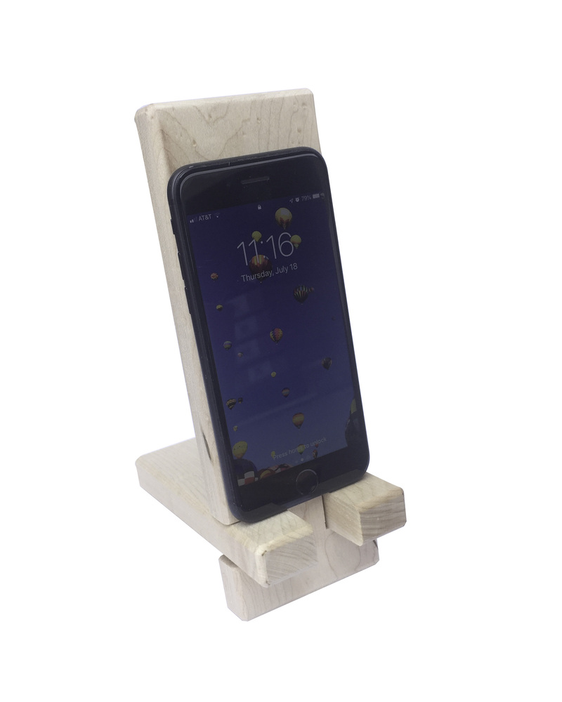 Phone Holder - Maple or Cherry - Beka